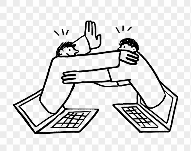 Free: Virtual hug png doodle sticker, | Free PNG - rawpixel - nohat.cc