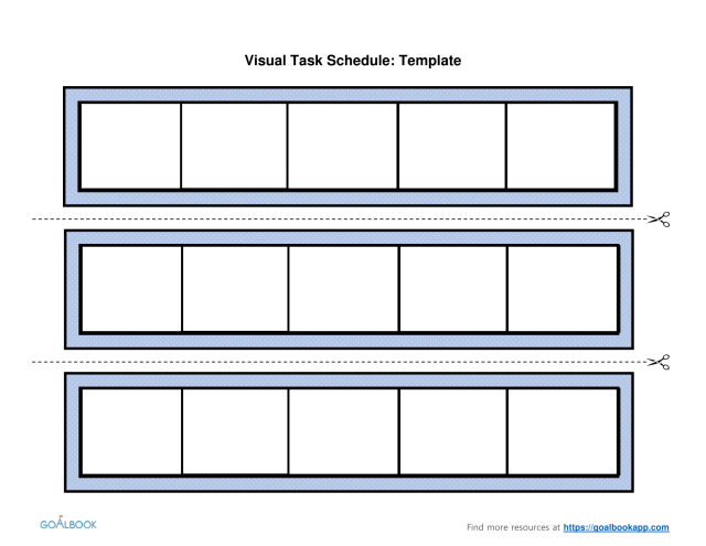Free: Visual Task Schedule | UDL Strategies - nohat.cc