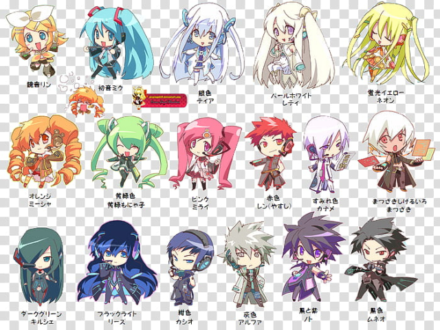 Free: Vocaloid Chibi Render, anime character graphic transparent ...