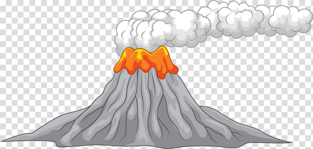 Free: Volcano eruption , Mount Pelxe9e Cartoon Volcano Drawing, Live ...