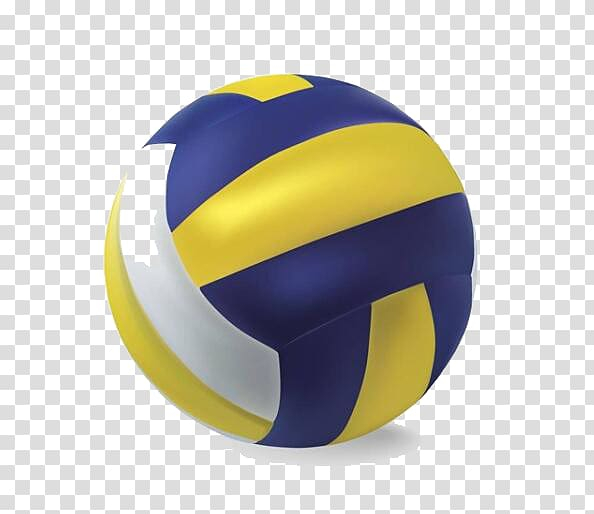 Free: Volleyball Illustration, Colorful Volleyball transparent ...