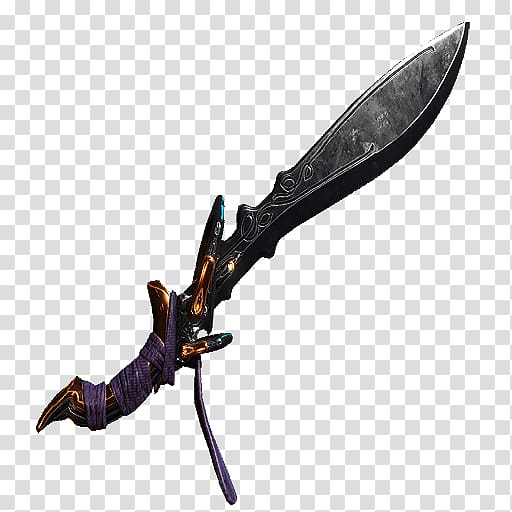 Free: Warframe Bowie knife Machete Weapon Ghazal, Frame lotus transparent background PNG clipart ...