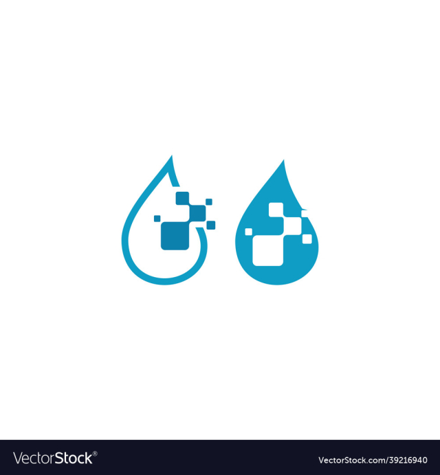 Free: water drop technology template - nohat.cc