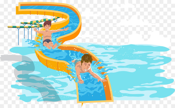Free: Water park Water slide Swimming pool - Vector skateboard - nohat.cc