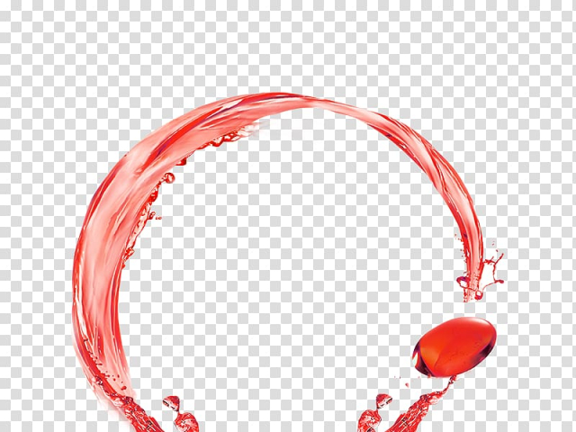 Free: Water Ring Olive oil Red Cooking oil, Ring juice transparent ...