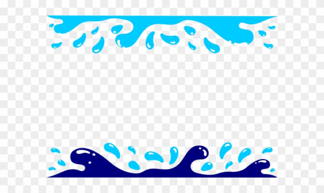 Water Waves Border Clipart