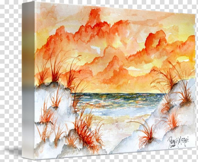Free: Watercolor painting Clearwater Beach Drawing, painting ...