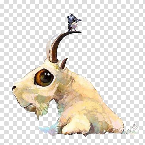 Free: Watercolor painting Drawing Animal u6cbbu6108u7cfb Illustration ...