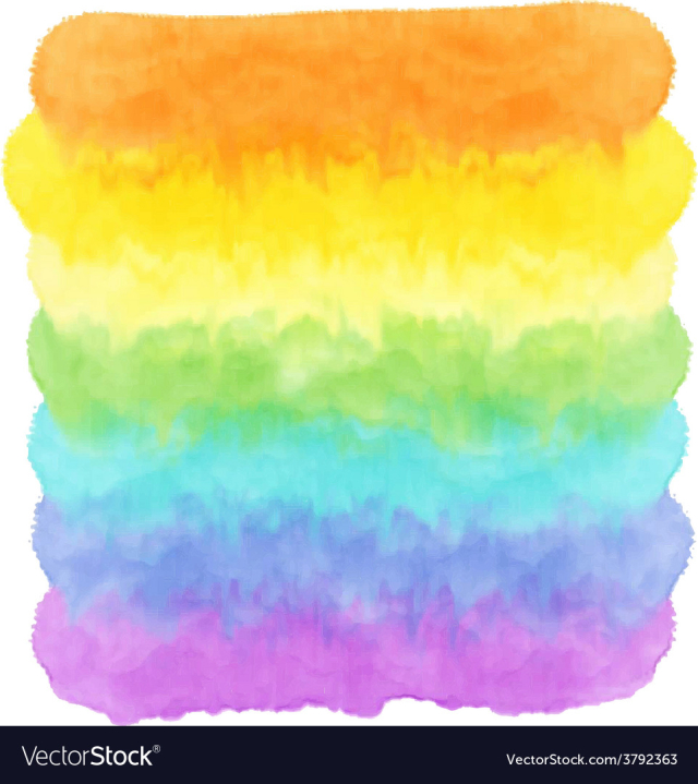 Free: Watercolor rainbow vector image - nohat.cc