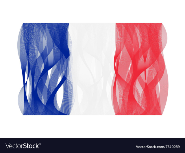 Free: Wave line flag of France vector image - nohat.cc