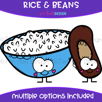 Free: We Go Together Clipart- Rice and Beans {jen hart Clip Art} by Jen ...