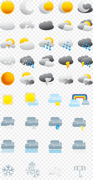 Free: Weather forecasting Clip art - Weather icon vector - nohat.cc