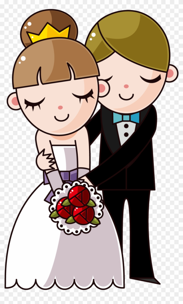 Free: Wedding Invitation Bridegroom Illustration - Cartoon Wedding Gif ...
