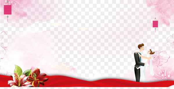 Free: Wedding Marriage Floral design - Wedding poster background - nohat.cc