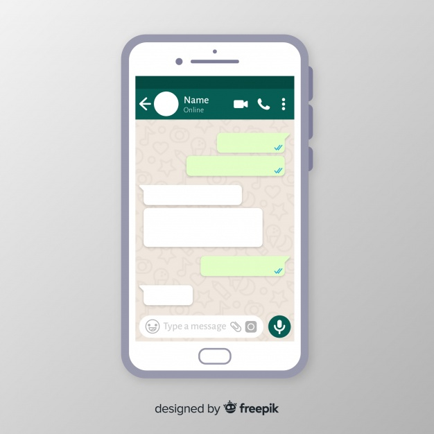 Free: Whatsapp screen template Free Vector - nohat.cc