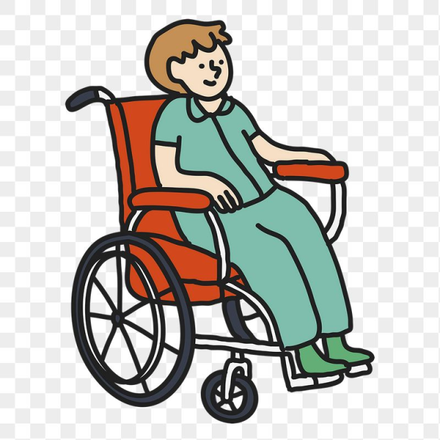 Free: Wheelchair man png sticker, disabled | Free PNG Illustration ...