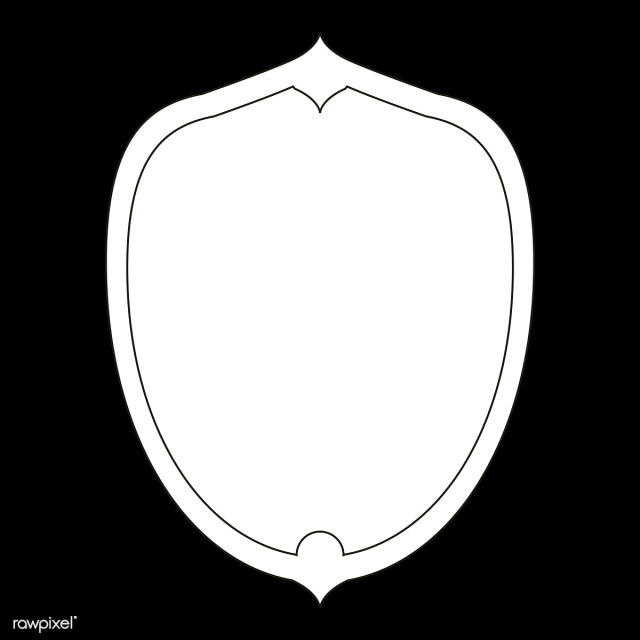 Free: White Baroque shield elements vector | Free stock vector - 535387 ...