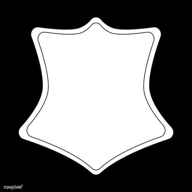 Free: White Baroque shield elements vector | Free stock vector - 535393 - nohat.cc