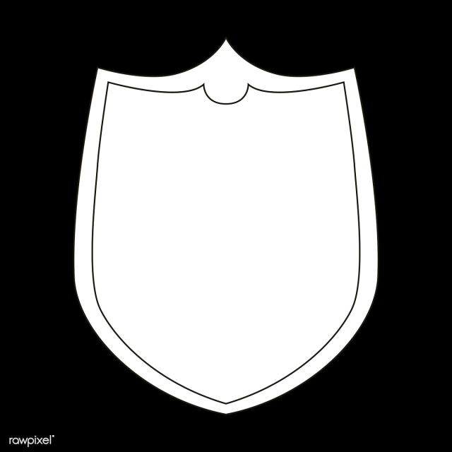 Free: White Baroque shield elements vector | Free stock vector - 535400 - nohat.cc