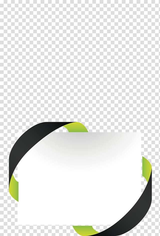 Free: White, black, and green paper art, Brand Pattern, White text box ...