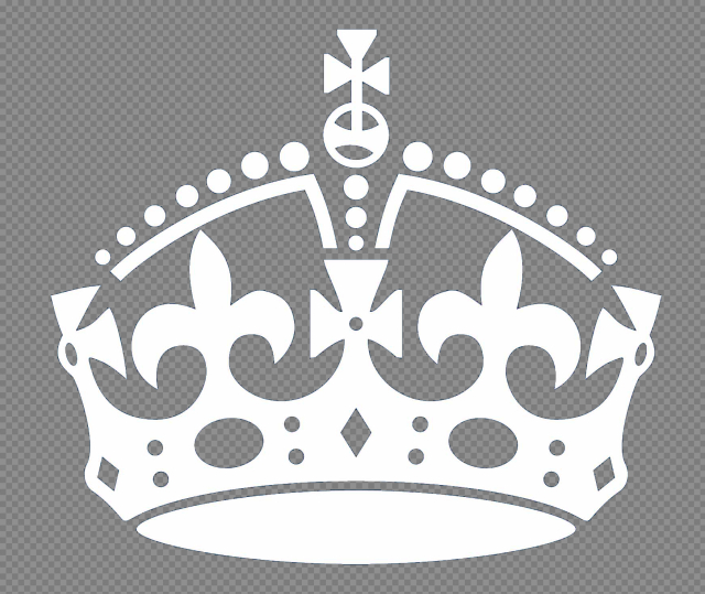 Free: White Brand Pattern - Keep Calm Crown png download - 1752*1476 ...
