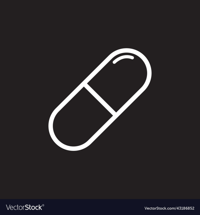 Free: white capsule outline icon - nohat.cc