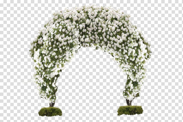 Free: White flowers garden decor, Flower Arch Fundal, White Flower Gate ...