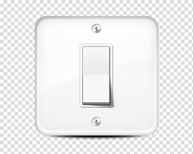 Free: White light switch illustration, Switch Lamp Push-button, Light ...