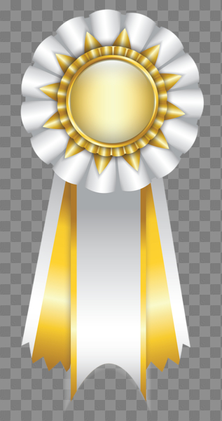 Free: White Rosette Ribbon PNG Clipart Picture | Ribbons | Pinterest ...