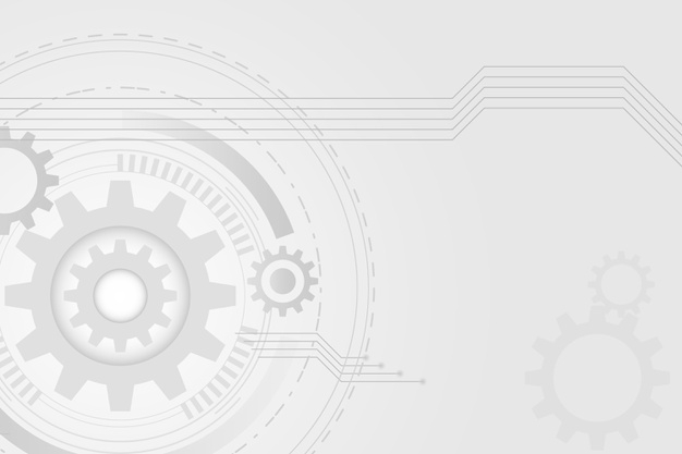 Free: White technology background Free Vector - nohat.cc