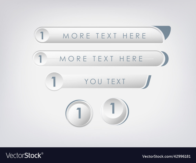 Free: white website buttons pack premium - nohat.cc