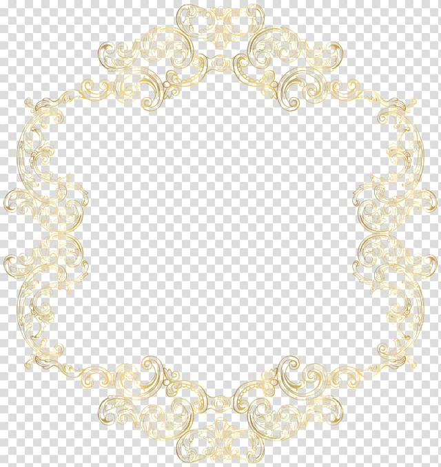 Free: White Wedding Ceremony Supply Pattern, Gold Vintage Border Frame ...