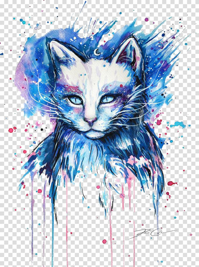 Free: Why Paint Cats Drawing Painting Art, Cat, multicolored cat ...