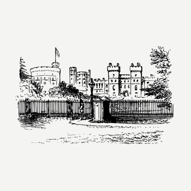 Free: Windsor Castle drawing, vintage | Free PSD - rawpixel - nohat.cc