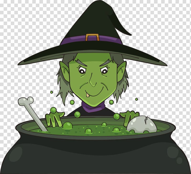 Free: Witchcraft Magic, Green magic potion witch transparent background ...