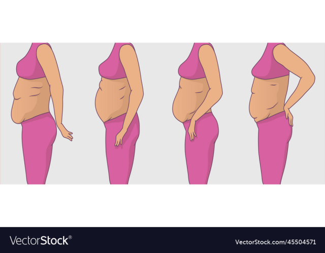 Free: women with different types of belly side view - nohat.cc