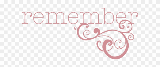 Free: Word Art Png - Remember Word Clip Art - nohat.cc