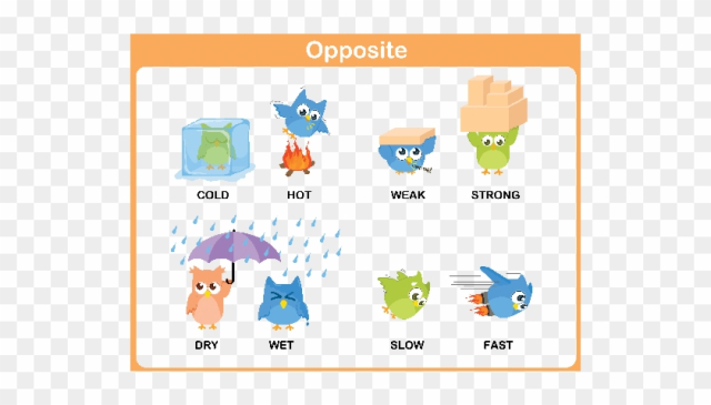 Free: Word For Preschool - Opposite Clipart - nohat.cc