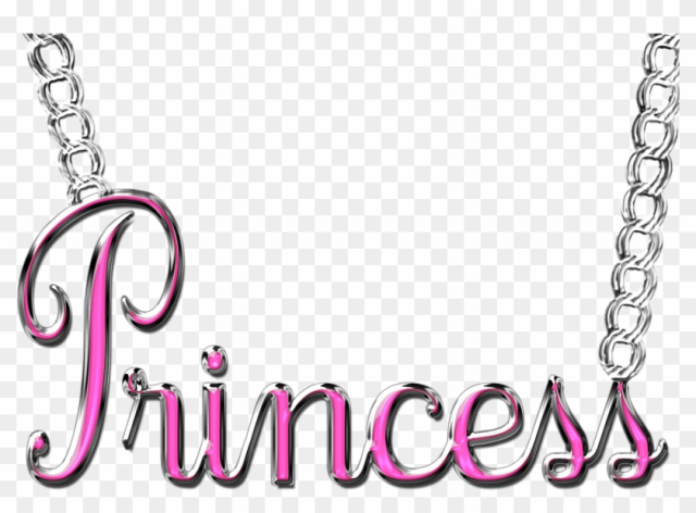 Free: Word Princess Necklace Png By Princessdawn755 Word - Princess ...
