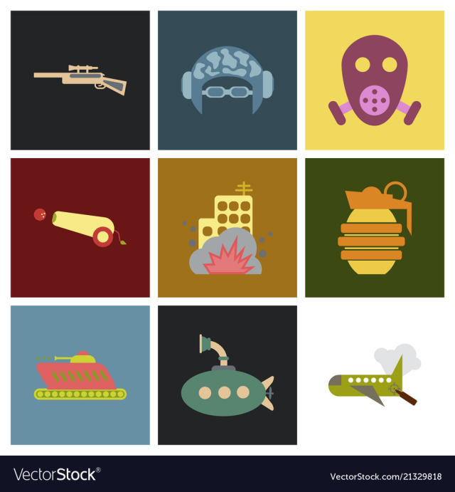 Free: World war line icons minimal pictogram design vector image - nohat.cc