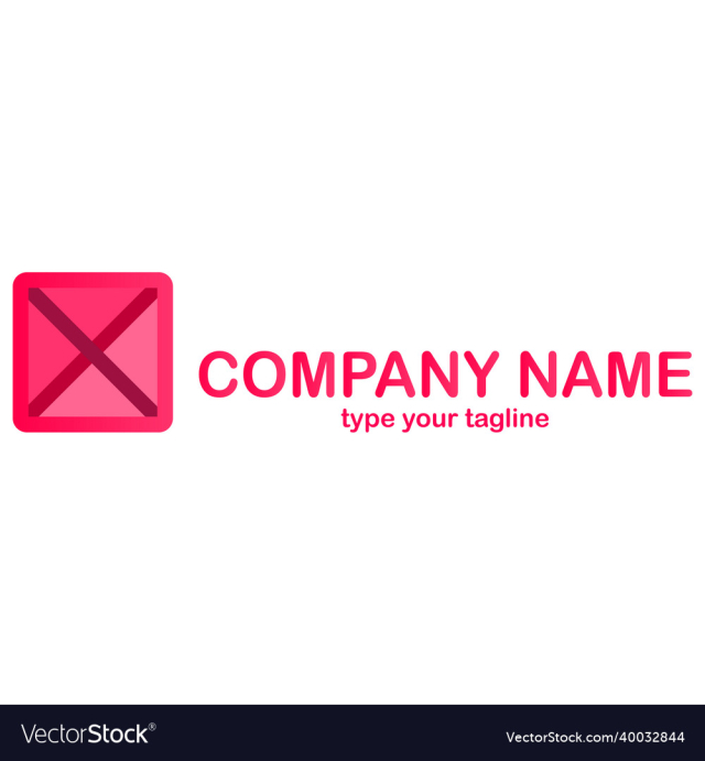 Free: x sign red color logo design - nohat.cc