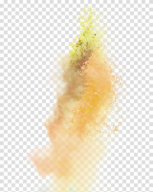 Free: Yellow atmospheric explosion effect element transparent ...