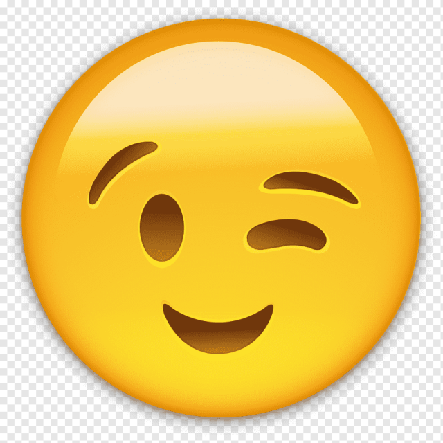 Free: yellow emoji illustration, Smiley Emoticon Wink WhatsApp, smile ...