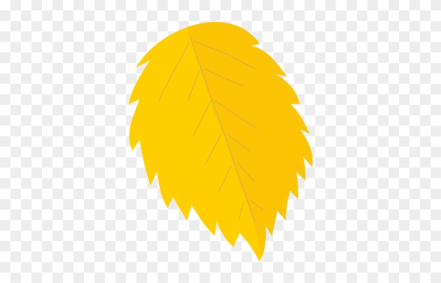 Free: Yellow Leaf Drawing - Yellow Fall Leaf Clip Art - nohat.cc