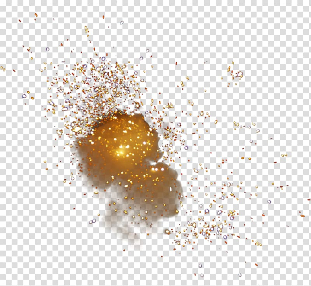 Free: Yellow lights illustration, Explosion Particle Light, Explosion ...