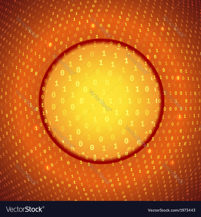 Free: Yellow Orange Abstract Binary Background vector image - nohat.cc