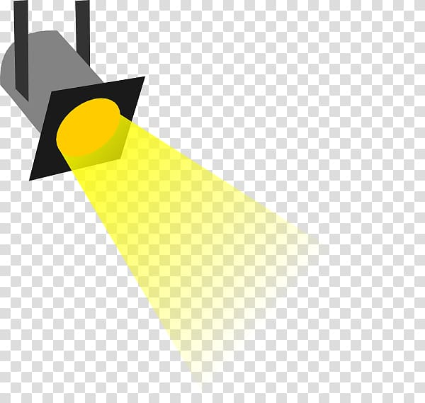 Free: Yellow spot light illustration, Spotlight Left transparent ...