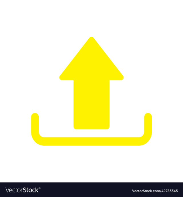 Free: yellow upload icon - nohat.cc