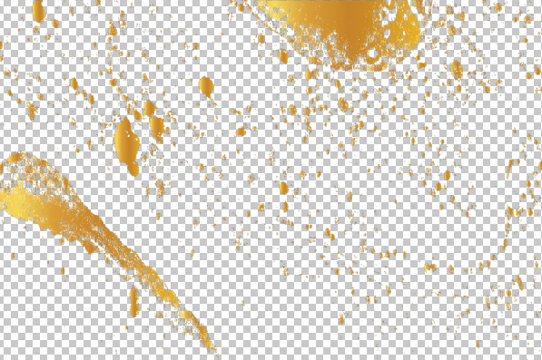 Free: Yellow Watercolor Splatter - Gold Paint Splatter Transparent ...