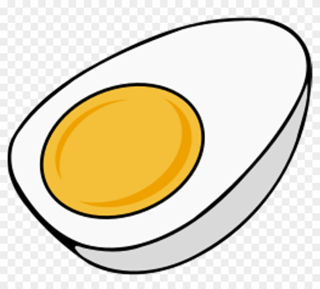 Free: Yolk Clip Art - Hard Boiled Egg Clipart - nohat.cc